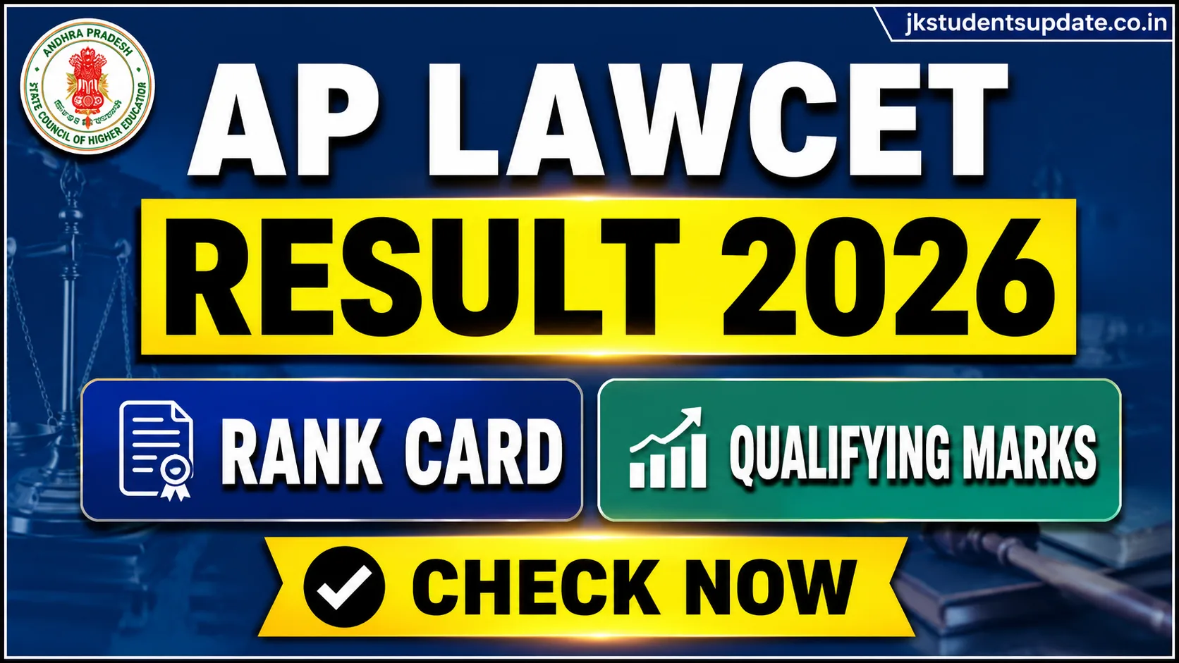 AP LAWCET Result 2026 Link, Rank Card Download & Qualifying Marks - JK ...
